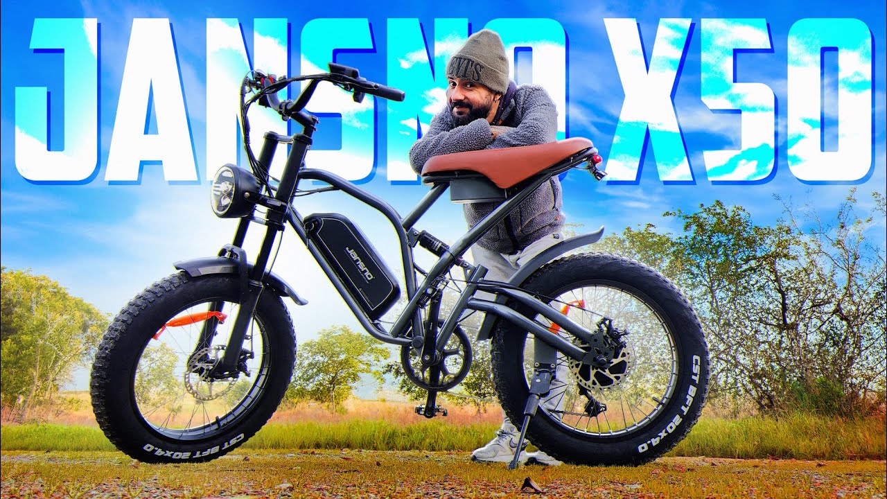 Bicicleta Elétrica Estilosa Segura E Barata Jansno X50 Youtube