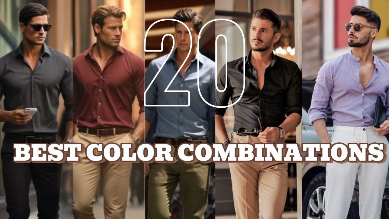 20 best color combinations|Men's summer color combinations #shirts # ...