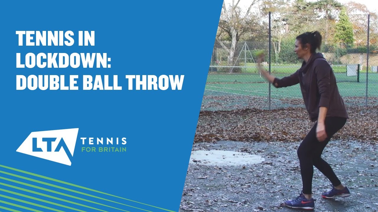 Tennis warm-ups: Double Ball Throw - YouTube
