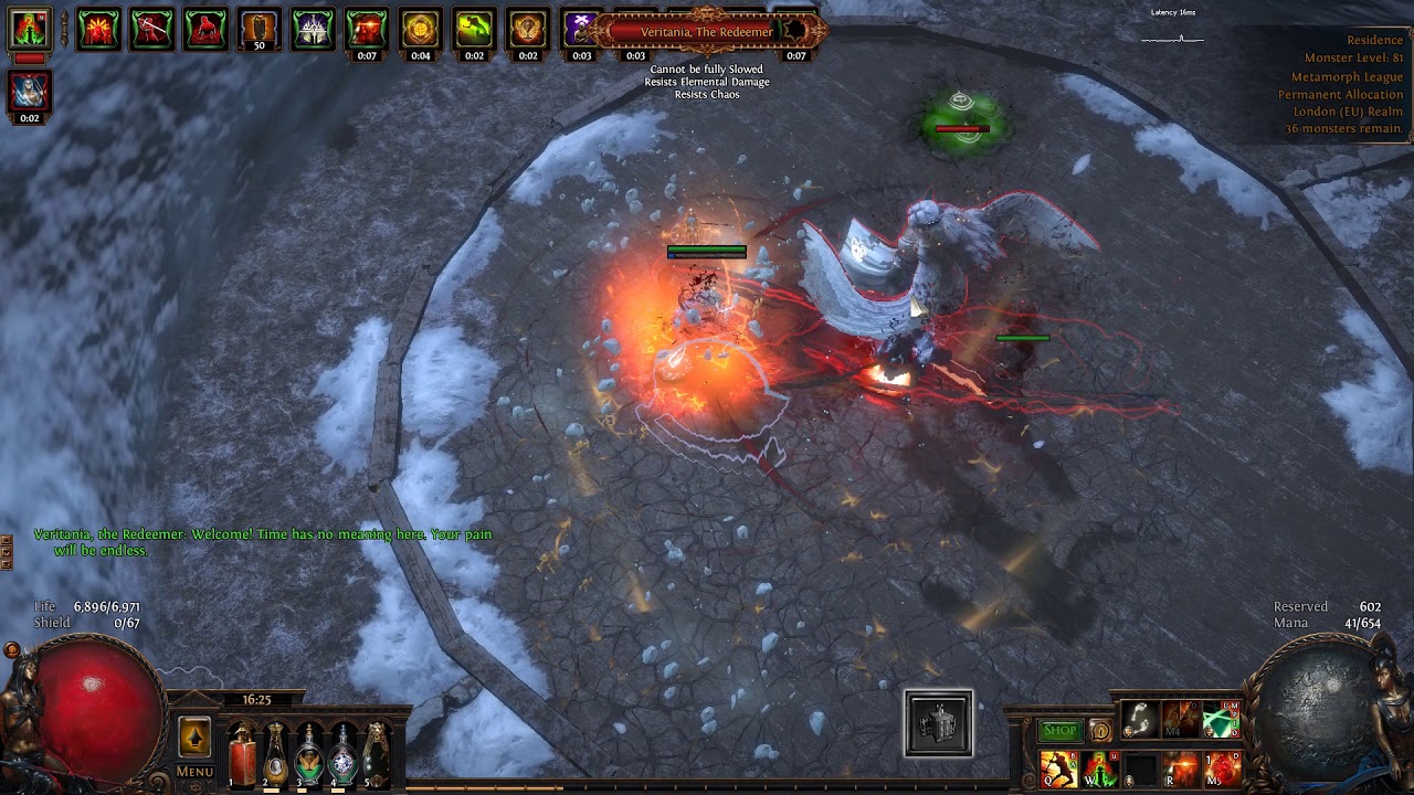 Poe 3.9 Champion Blade Flurry/Cyclone A8 Veritania - YouTube