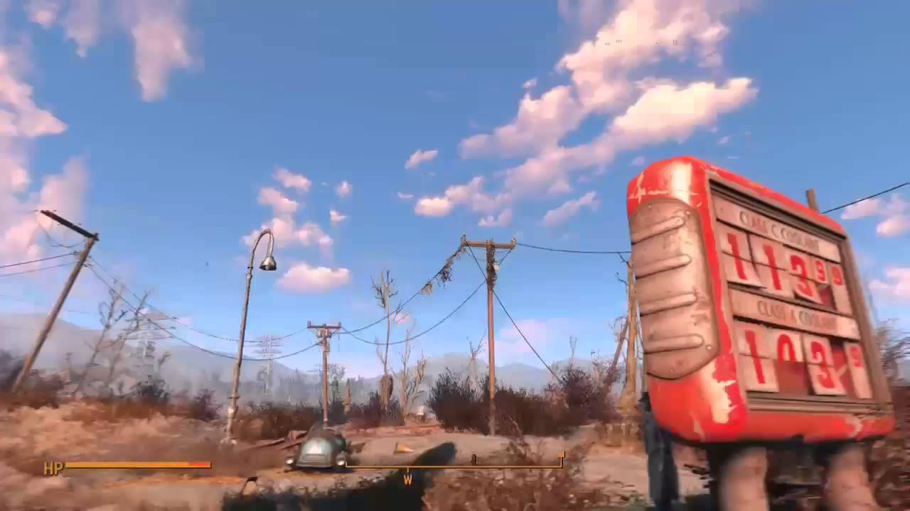 Fallout 4 #1 flying also giant blimp showing you around... - YouTube