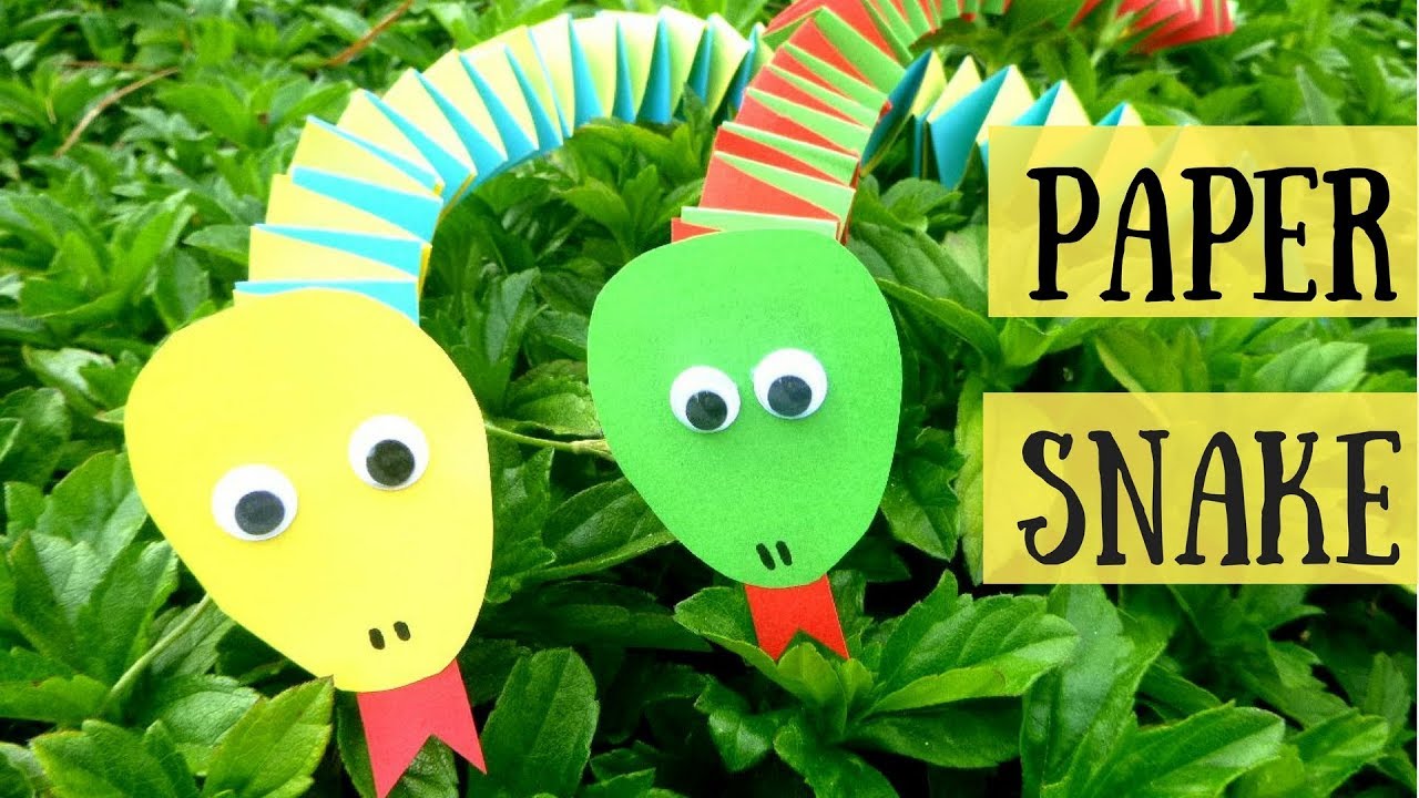 Paper Craft for Kids | How to Make a Paper Snake - YouTube