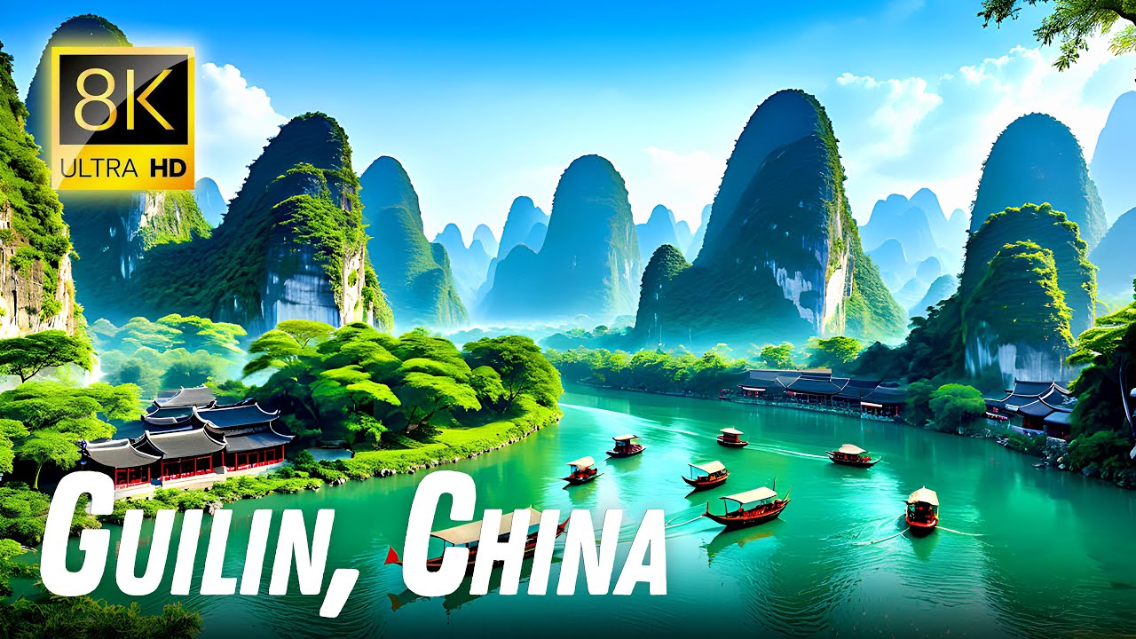 8K HDR Video of Enchanting Guilin, China | Ultra HD Scenic Views | 8K ...