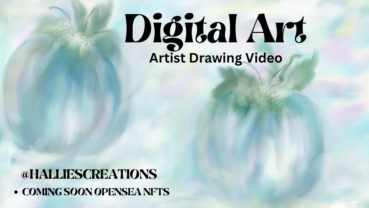 Digital Drawing Art with Hallie🍂🩵 - YouTube