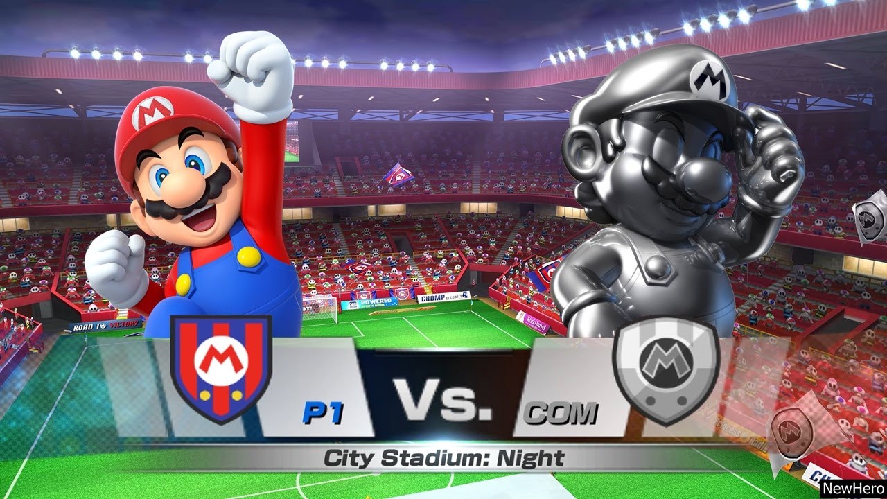 Mario Sports Superstars - Mario/Luigi Vs. Metal Mario/Waluigi - YouTube