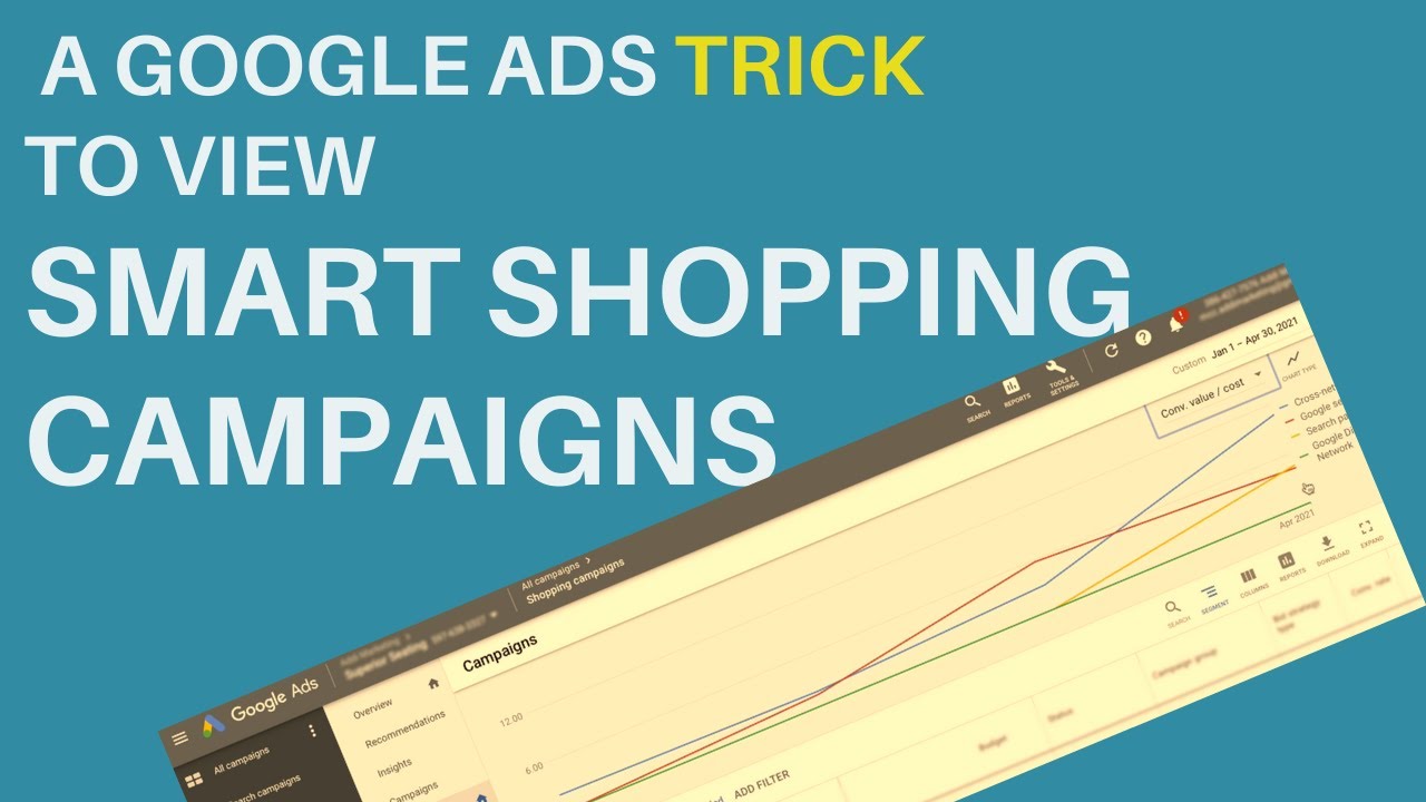A Google Ads Trick To View Smart Shopping campaigns - YouTube