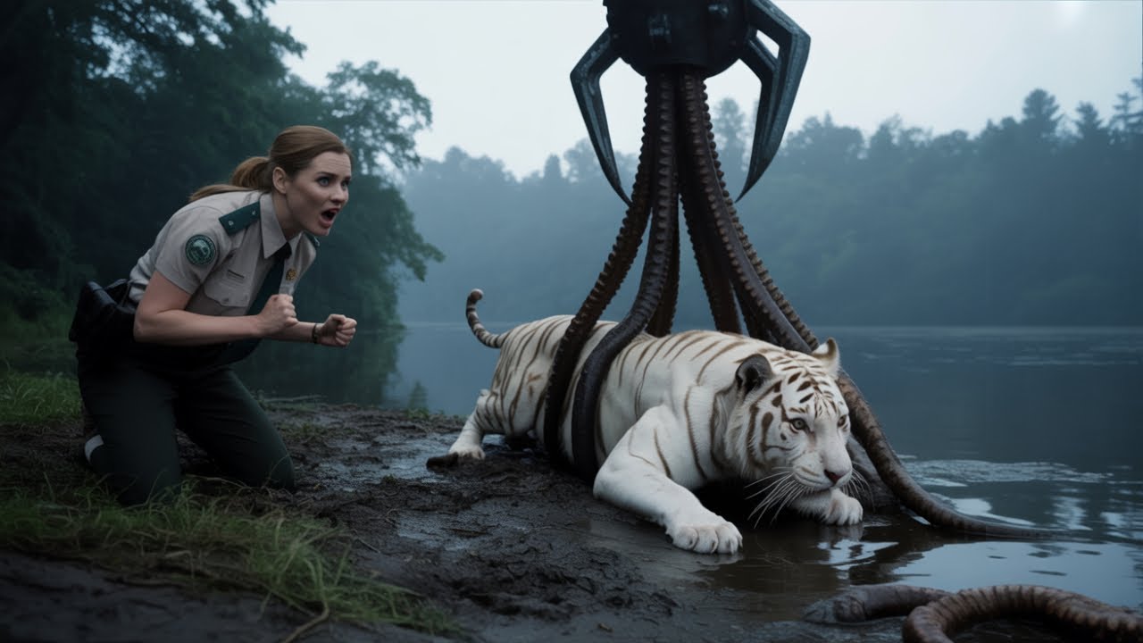rescue animal : Park Rangers Conduct Daring White Tiger Rescue Mission ...