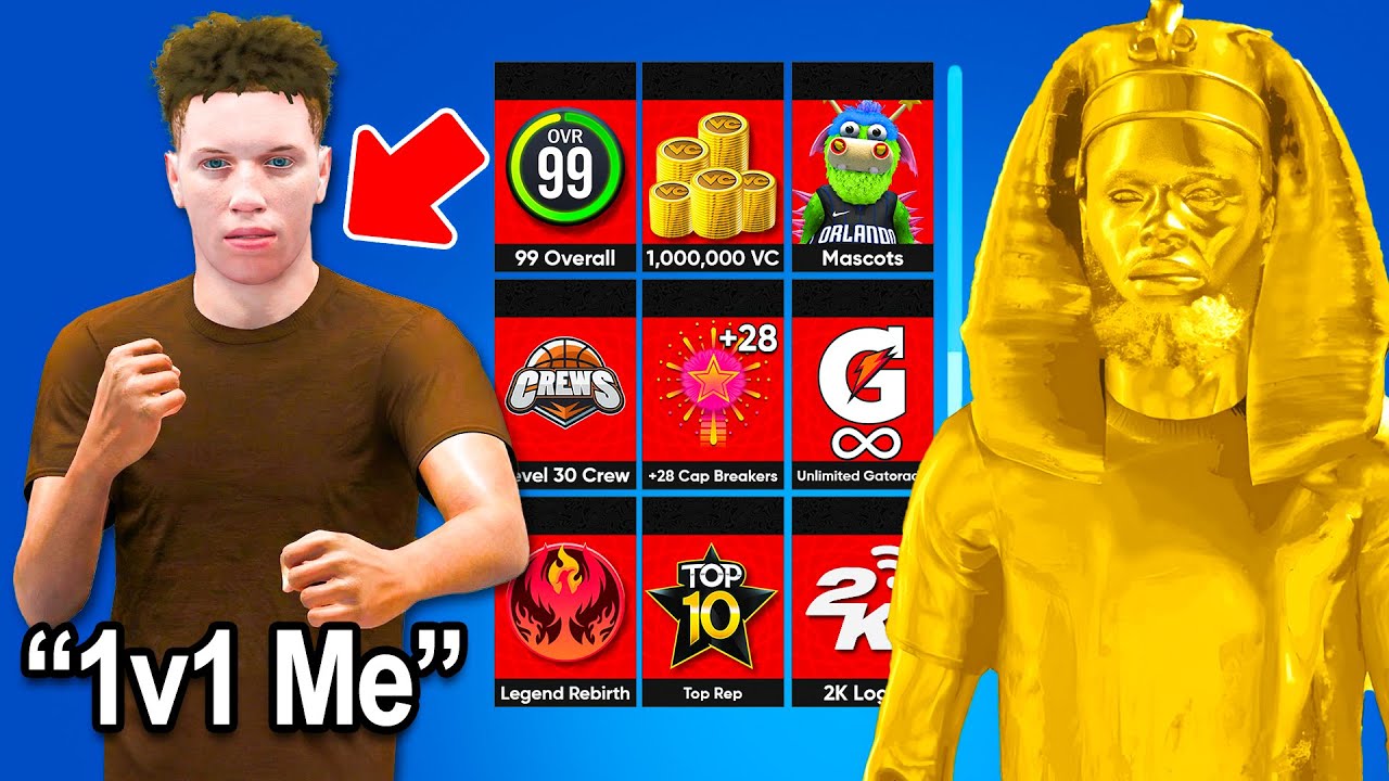 BEAT ME, I Upgrade Your NBA 2K Account! - YouTube