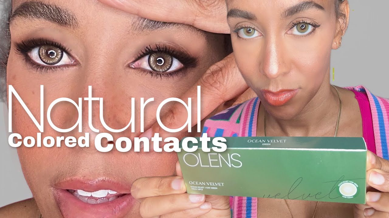 Olens Contact Lens Natural Colors | I’m In Love - YouTube
