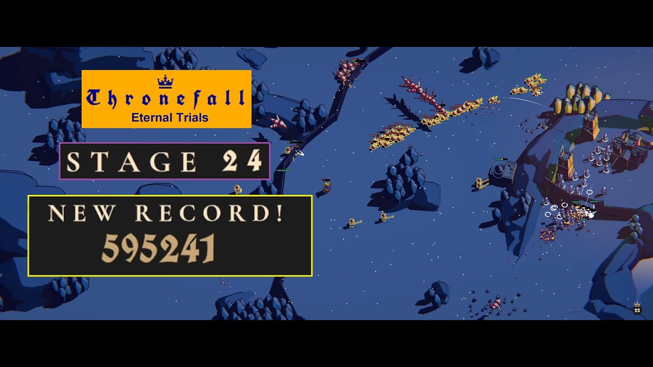 Thronefall - Eternal Trials (Endless) - Stage 24 - Score: 595,241 - YouTube
