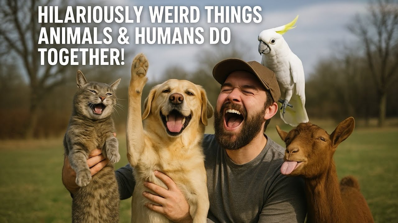 Hilariously Weird Things Animals & Humans Do Together! #TheDailyDerp ...