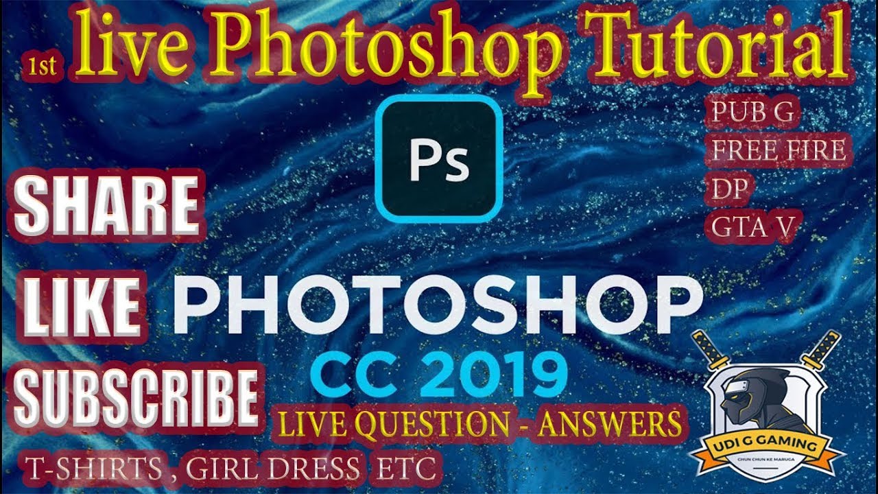 LEARN PHOTOSHOP LIVE QUESTION ANSWER AND DEMO. JOIN AND ASK ANYTHING ...