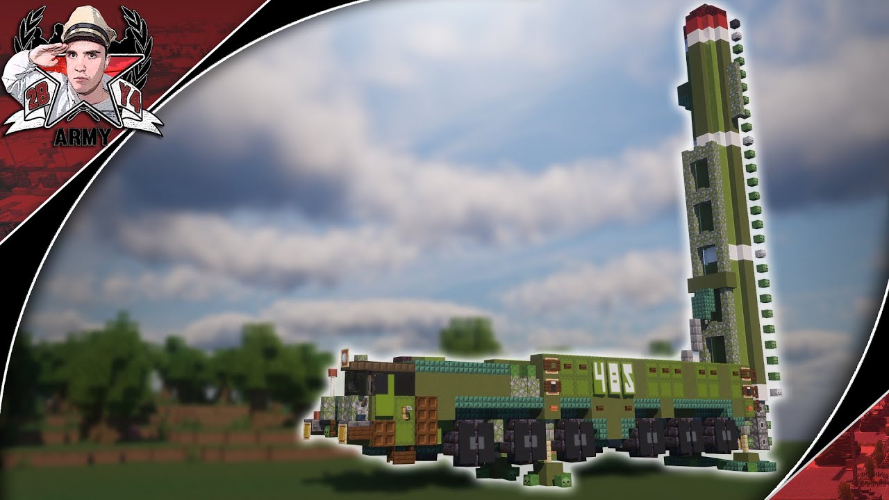 Minecraft: Cold War RSD-10 "Pioneer" on MAZ-547A | Intermediate-Range ...