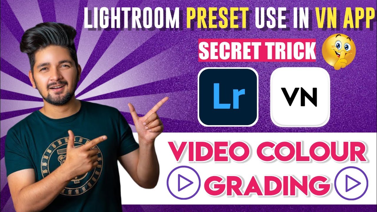 Lightroom presets use in VN App | Luts | colour grading luts | vs vivek ...