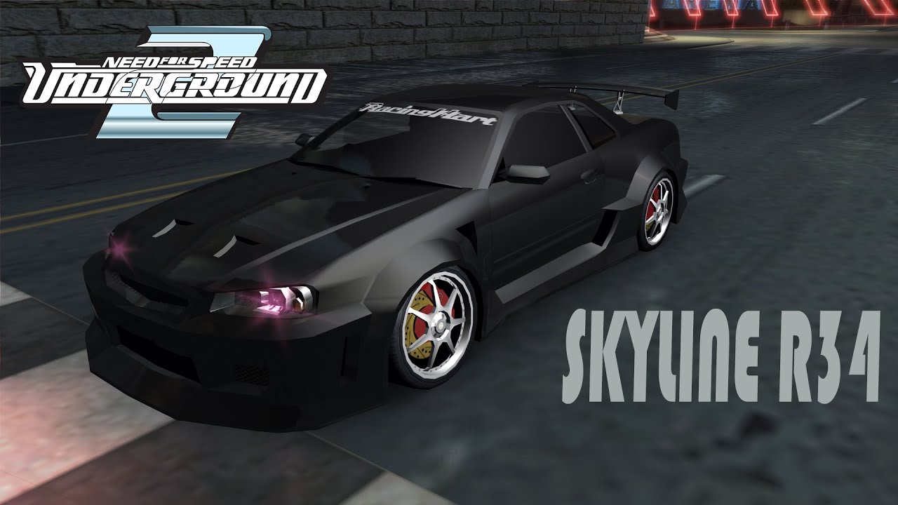 NFSU2 | Nissan Skyline R34 Clean Build | Need For Speed Underground 2 ...