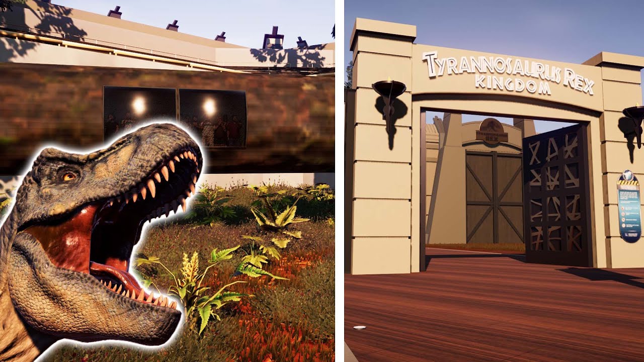 Jurassic World LOG GALLERY & COMPLETE T. REX KINGDOM mod | Jurassic ...