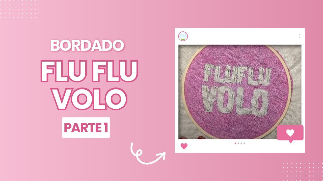 Flu Flu Volo - parte 1 - Bordado frase Hugo Lombardi, Betty la fea ...