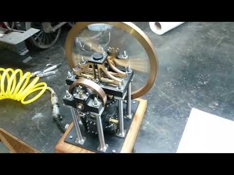 James Booth rectilinear steam engine - YouTube