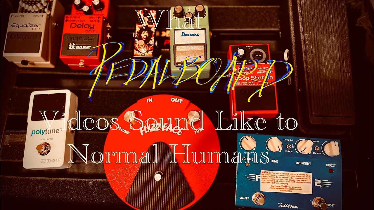 What Pedalboard Videos Sound Like to Normal Humans - YouTube