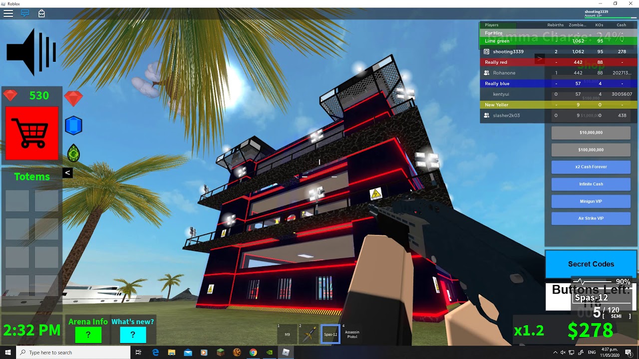 i build a zombie fortification base-roblox - YouTube