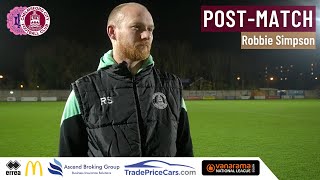 Robbie Simpson post Dulwich Hamlet (A) by @ClaretsTV - eDayFm