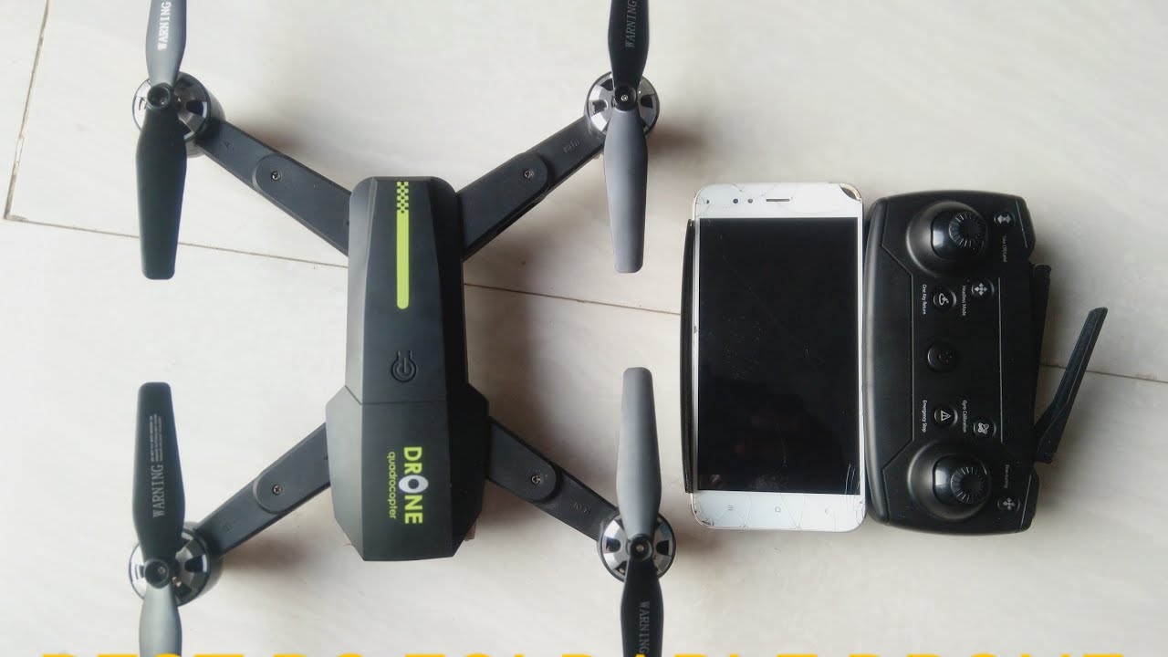 Folding Rc camera Drone Unboxing & testing Transmitter or App control ...