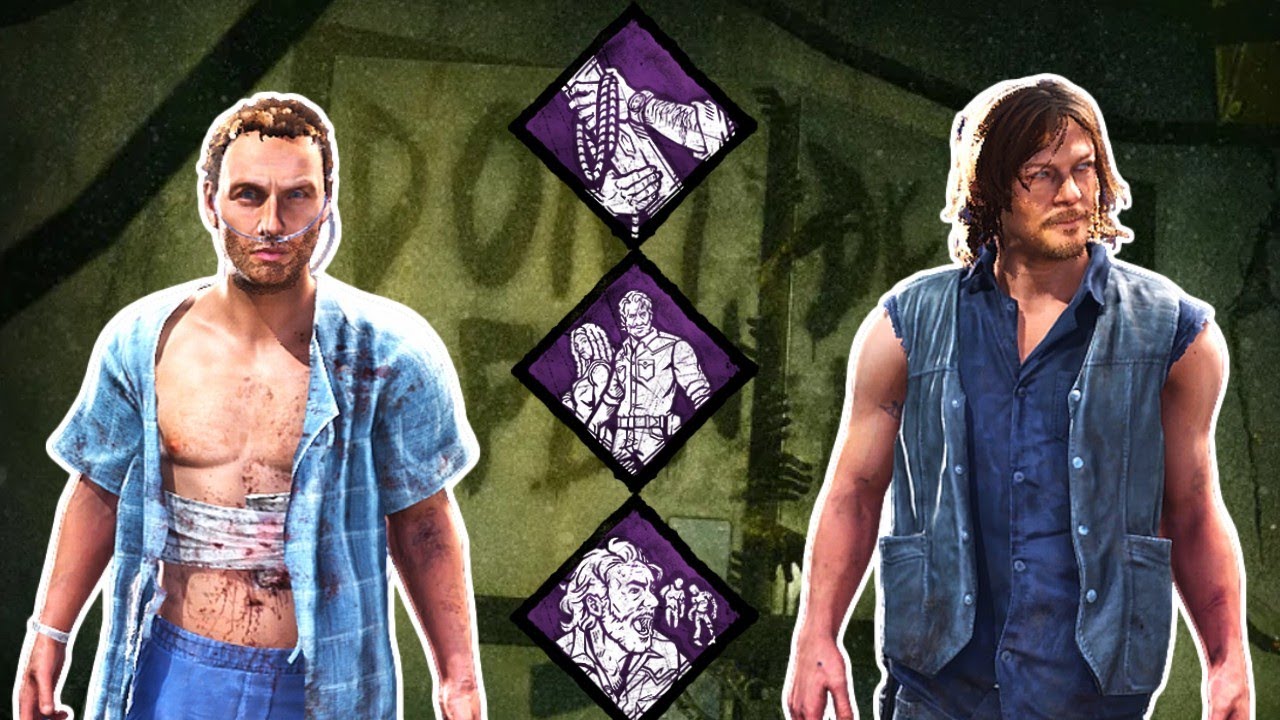 SURVIVING WITH AN ALL RICK GRIMES SQUAD - DEAD BY DAYLIGHT WALKING DEAD ...