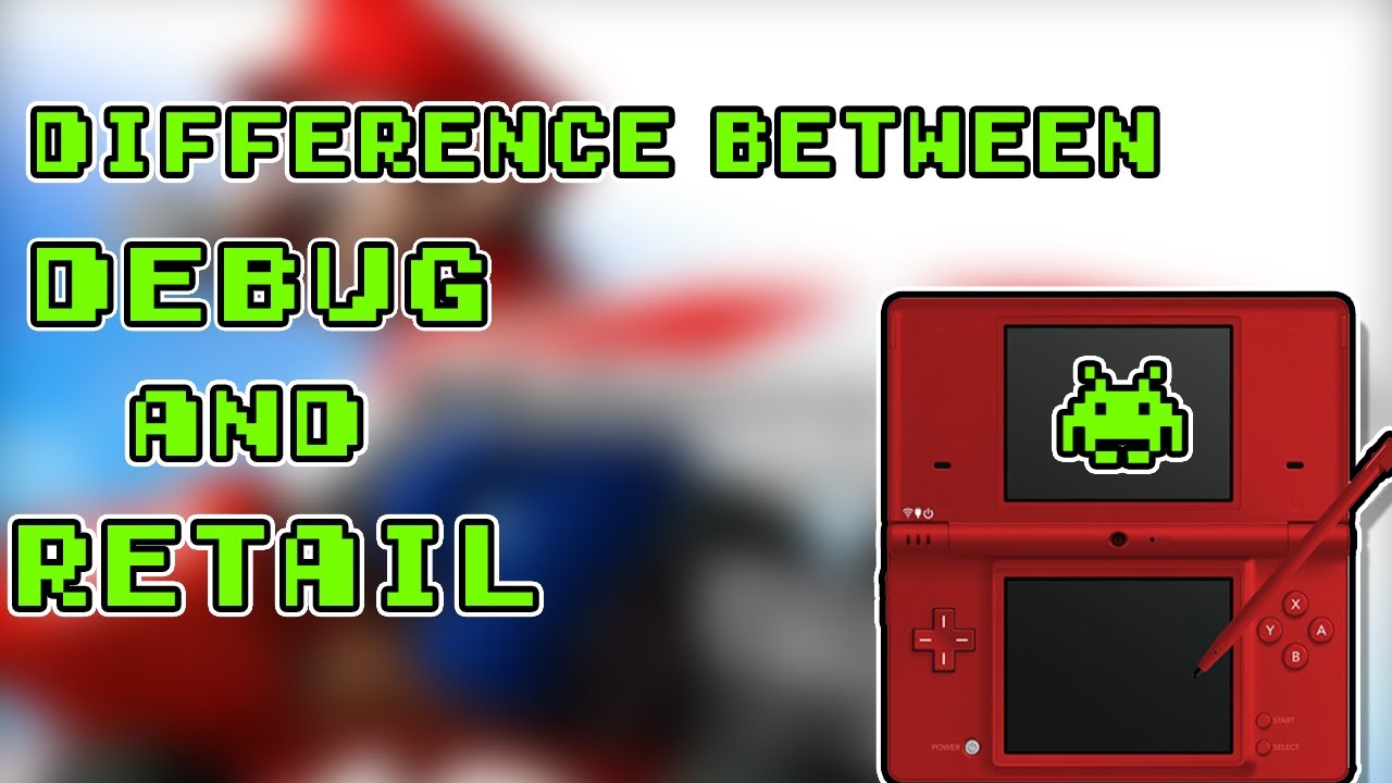 Difference Between Debug And Retail DSi Apps - YouTube