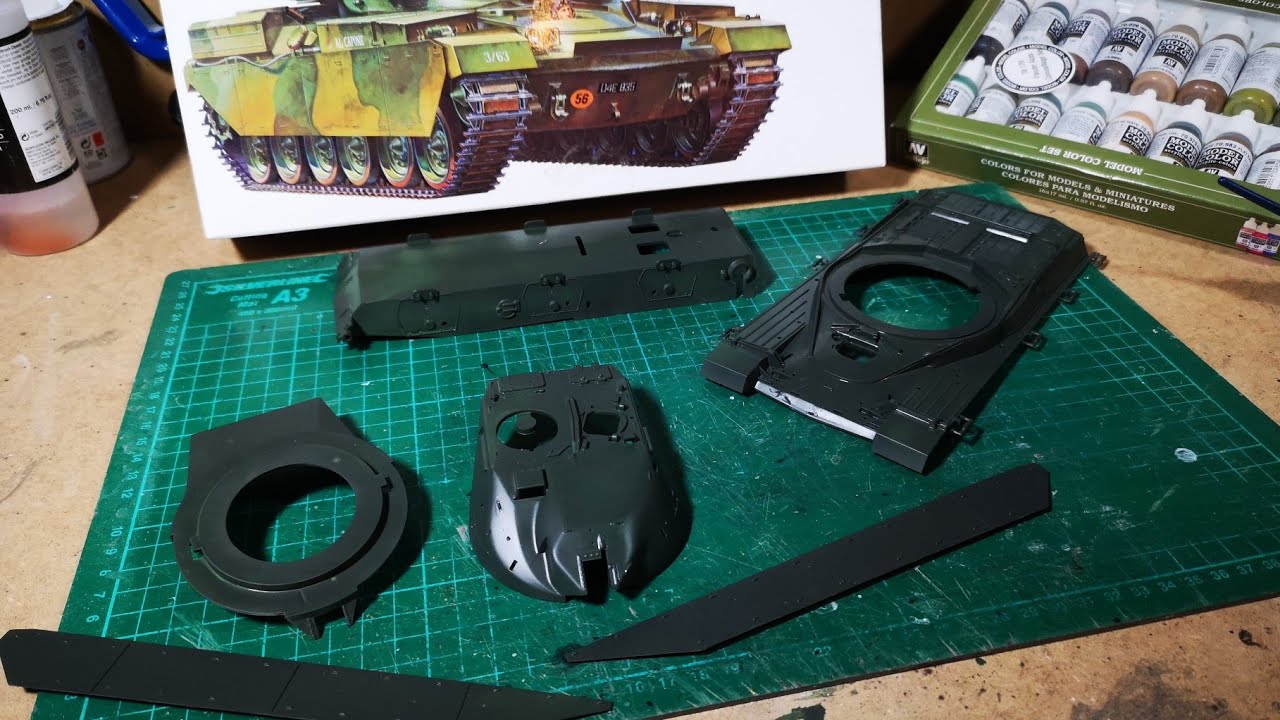 Tamiya Chieftain Mk.5 British Tank Ep. 1 - YouTube