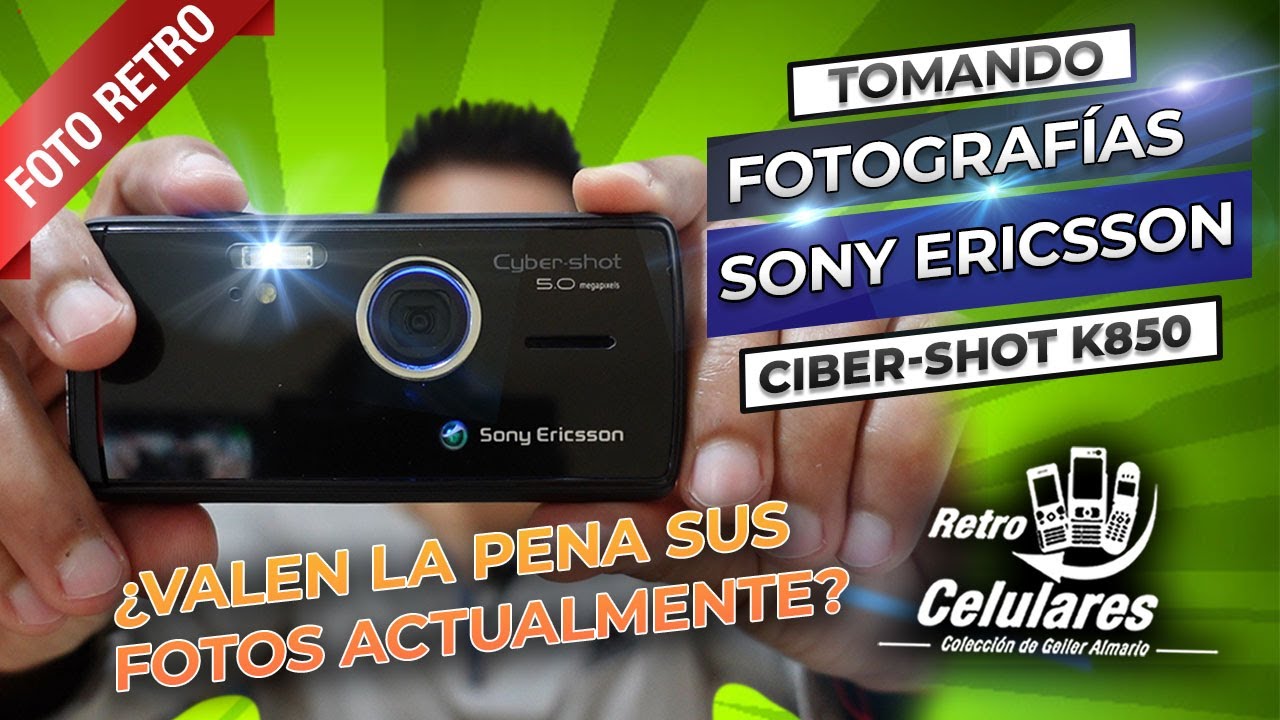 Cómo era tomar FOTOS con SONY ERICSSON K850 Cyber-shot de 2007 | Retro ...