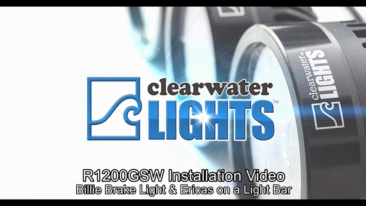 Clearwater Lights R1200GSW Erica & Billie Installation Video - YouTube