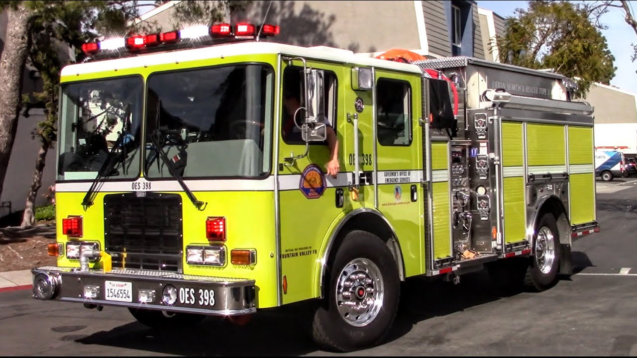 (New Engine) Fountain Valley Fire OES Engine 398 - YouTube