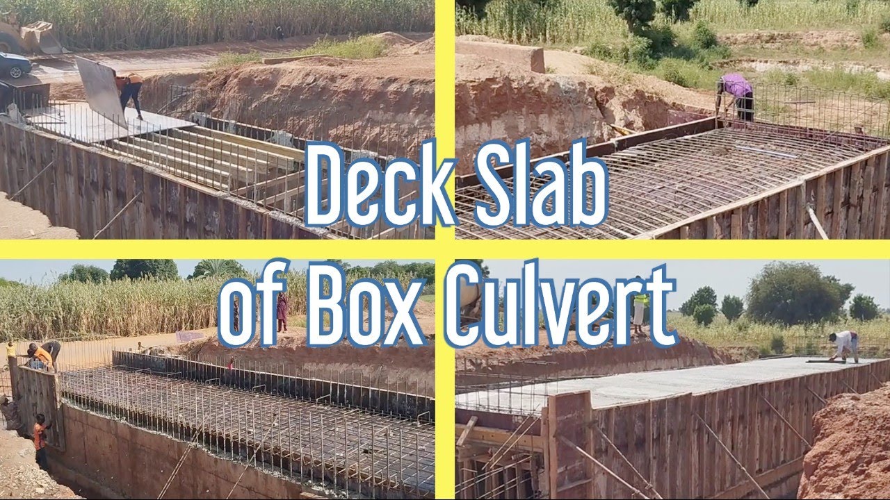 Decking Slab of Box Culvert - YouTube