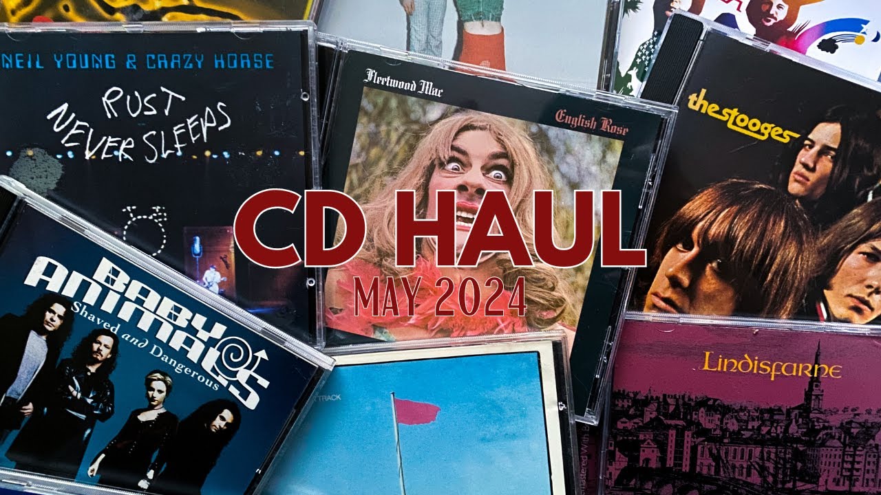 Rock/Folk/Pop CD Haul: May 2024 - YouTube