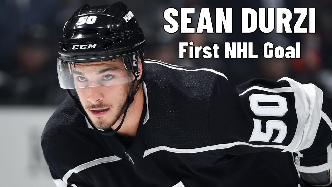 Sean Durzi #50 (Los Angeles Kings) first NHL goal Nov 24, 2021 - YouTube