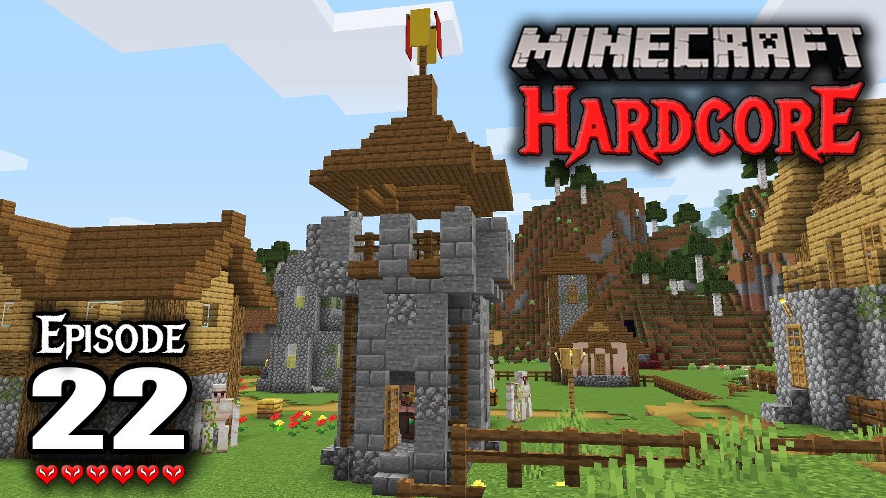 Hardcore Minecraft: Cartographer Tower - YouTube
