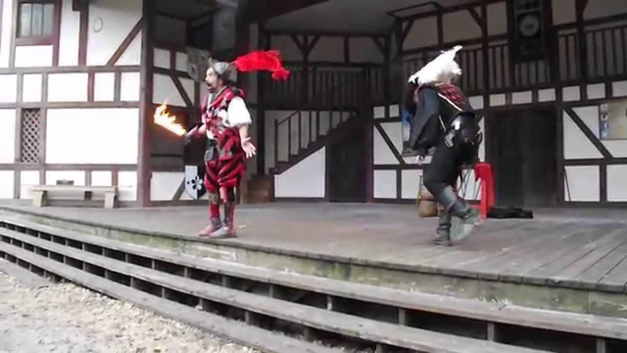 Duel Flaming Sword Fight - YouTube