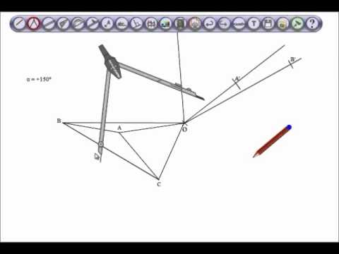 PRÁCTICA # 27 TRANSFORMACIONES EN EL PLANO GIRO - YouTube