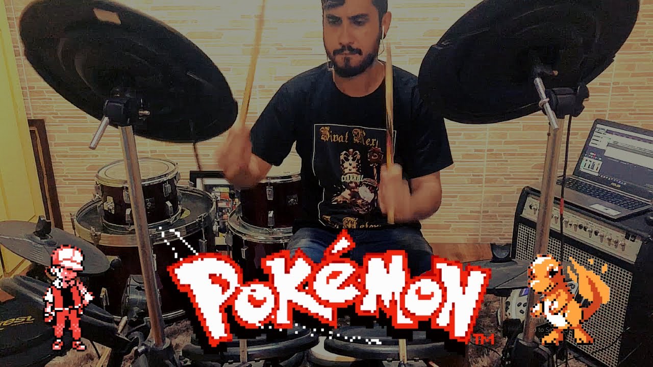 Pokémon Battle Theme - Drum Cover - YouTube