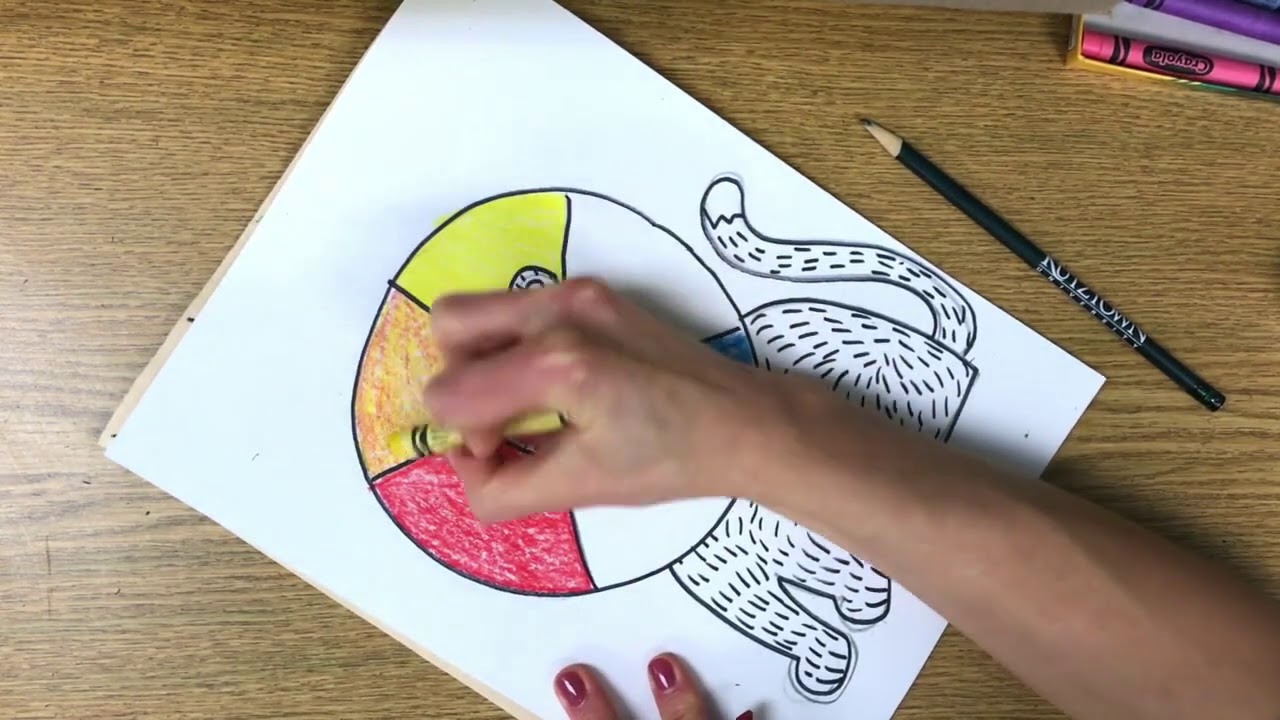 1 Color Wheel Lion - YouTube
