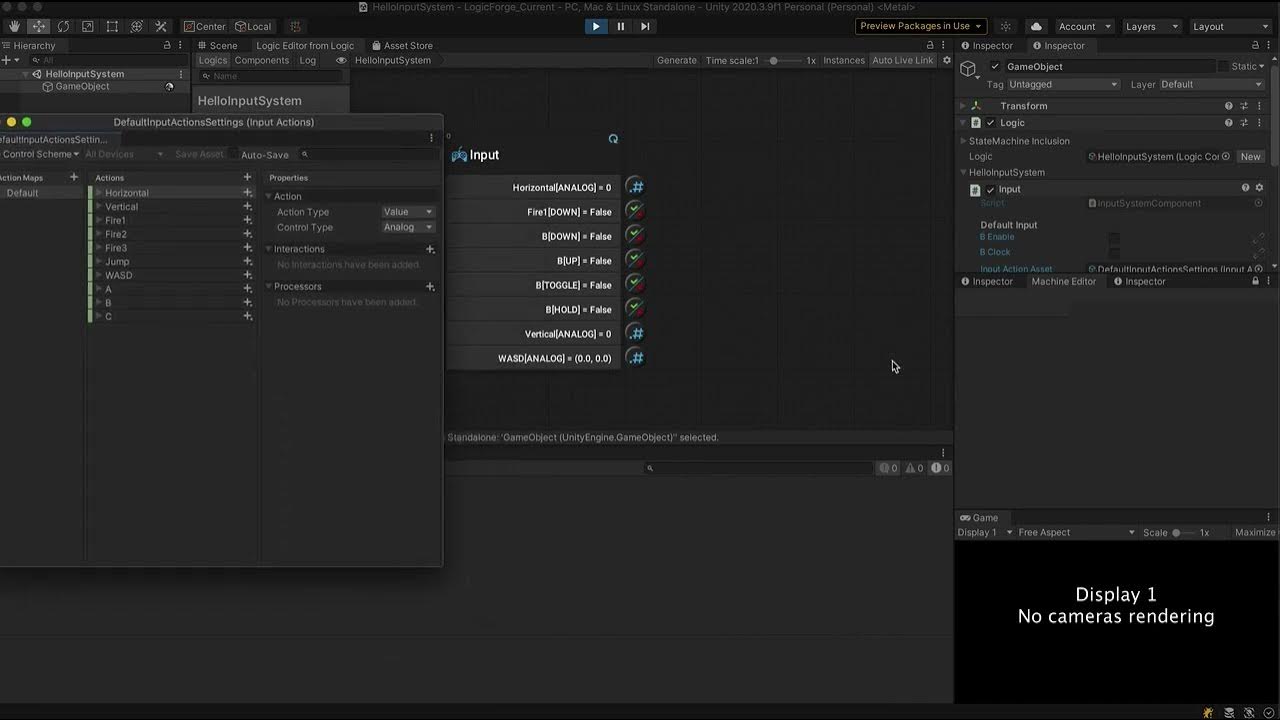 Unity Visual Scripting Logic Forge Input System Youtube