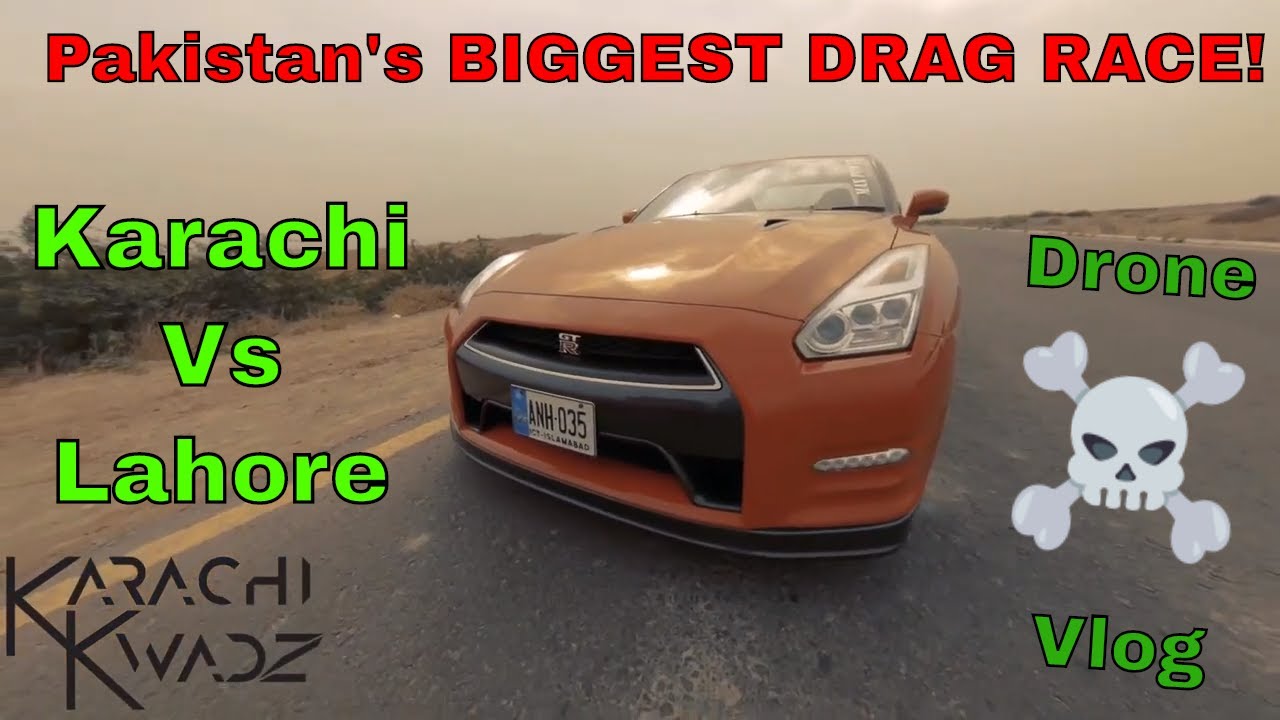 Biggest STREET RACE in Pakistan, GTR EVO RX7 Karachi Vs. Lahore, FPV ...