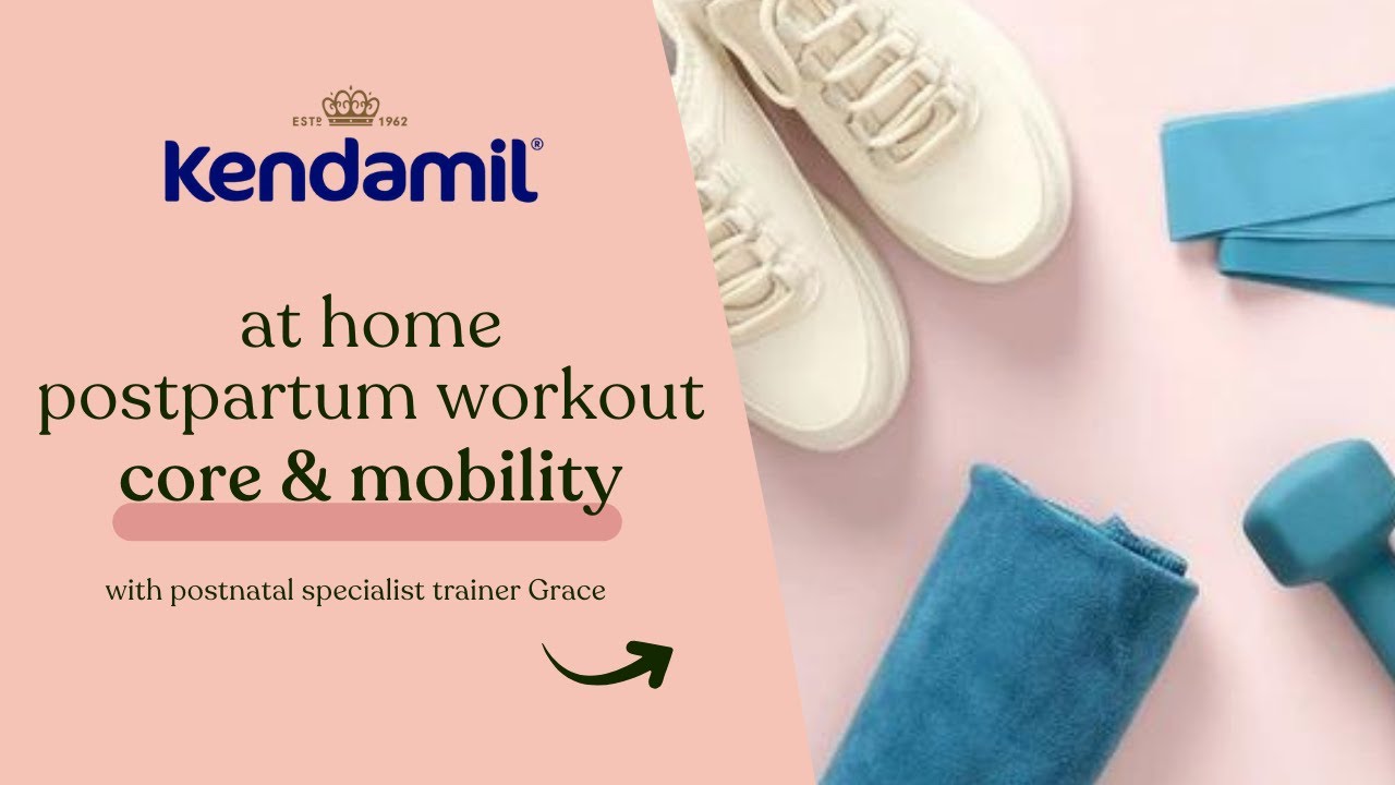 At home postpartum core & mobility workout with postnatal trainer Grace - YouTube