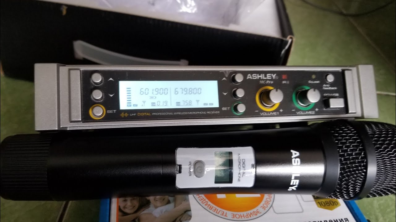 Cara Mengganti Chanel Mic Wireles Ashley MCPRO - YouTube
