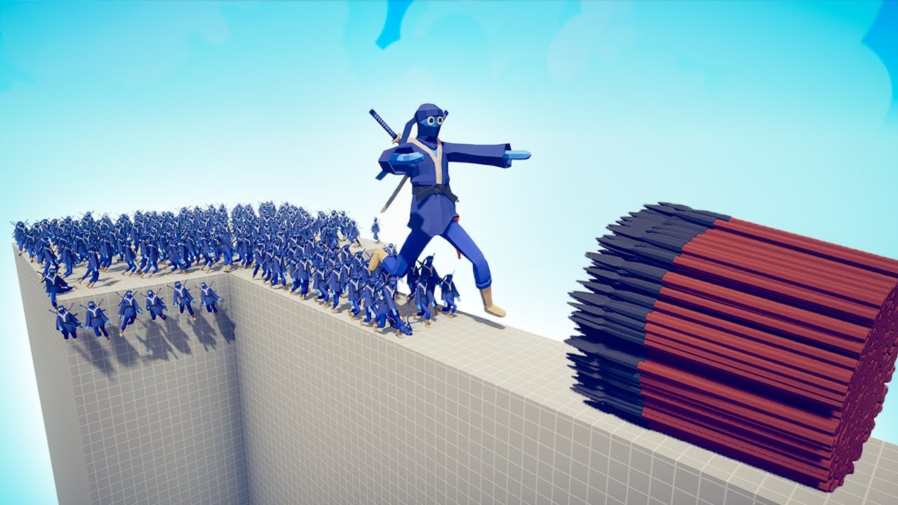 100x NINJA + GIANT vs EVERY GOD - TABS | Totally Accurate Battle ...