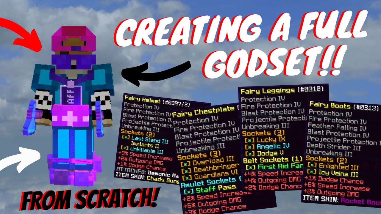 CREATING A FULL GOD SET FROM SCRATCH!! -- Cosmic Sky Ep. 19 - YouTube
