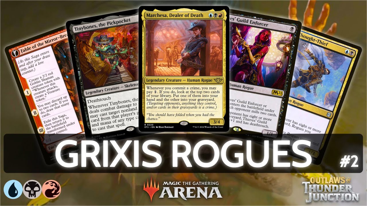 🔵⚫🔴 Grixis Rogues, part 2 | MTG Arena | Explorer | BO3 | Outlaws of ...