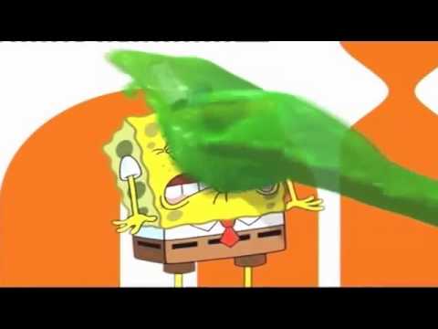 Spongebob slimed Nickelodeon bumper