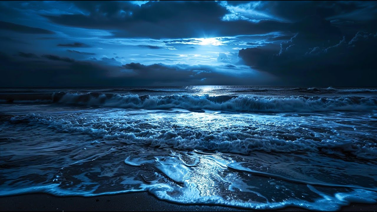Deep Sleeping 10 Hours - 99% Instantly Fall Asleep With Powerful Ocean ...