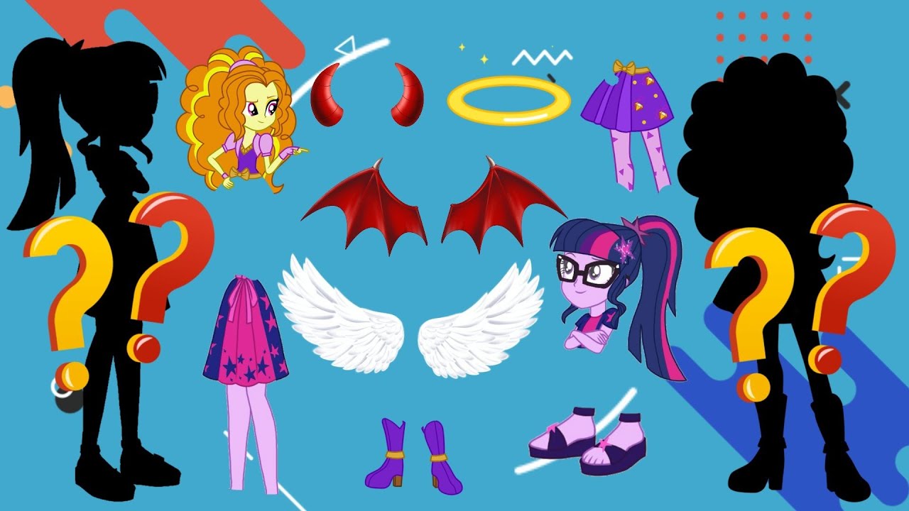 ANGEL VS DEVIL| my little pony,mlp equestria girls,match pictures ...